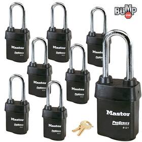 MASTER LOCK 6121NKALJ High Security Pro Padlocks Bumpstop